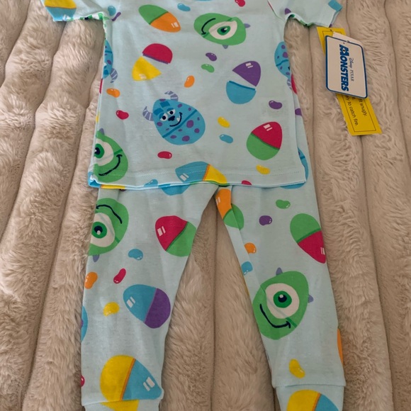 Pajamas | Disney Pixar Monsters Inc Print Pajama Set | Poshmark